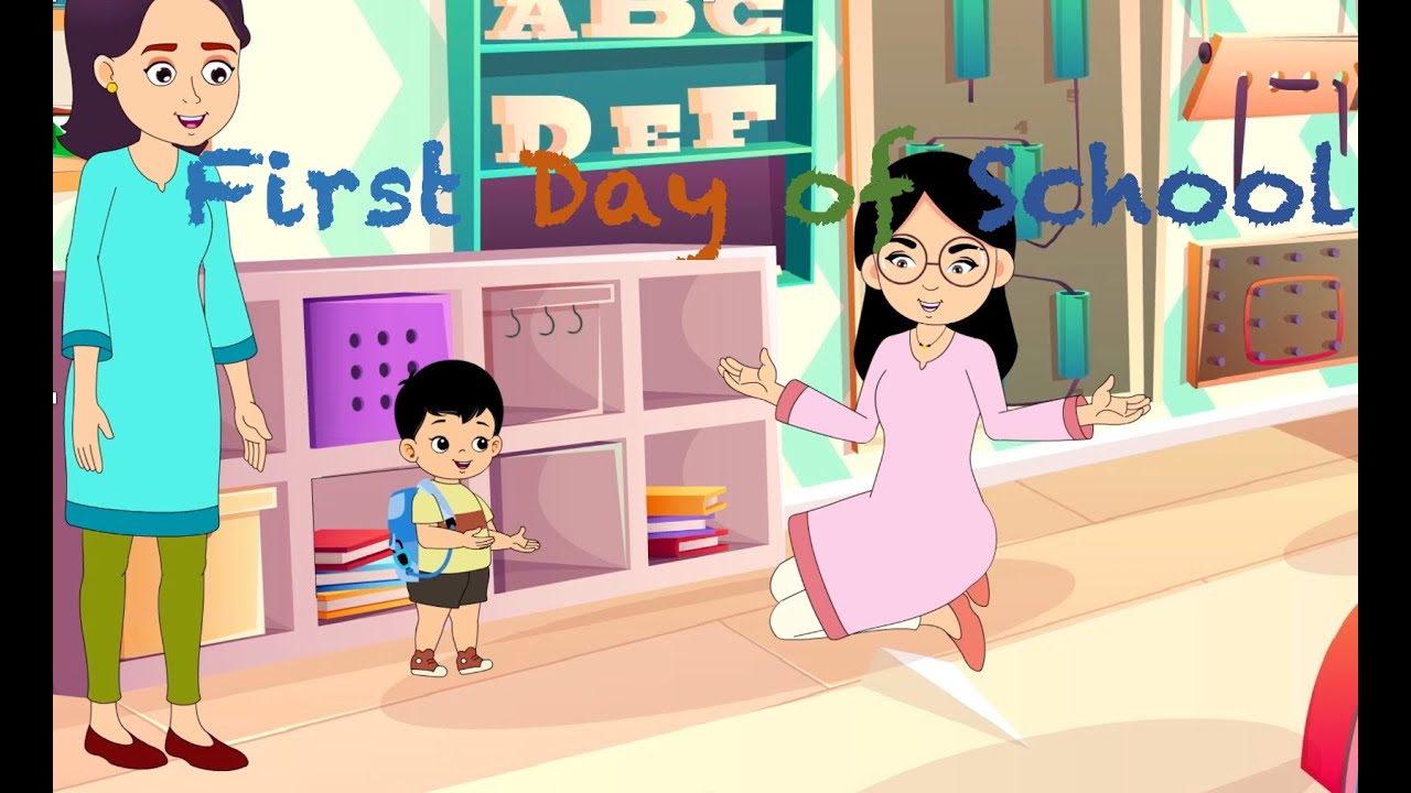 First Day of School | MellyKidsTv Nursery Rhymes & Kids Songs | # ...