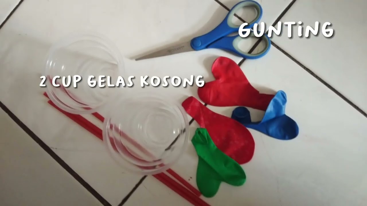 Tugas Praktikum Fisika - Hukum Bernoulli pada Balon dan Cup gelas - YouTube