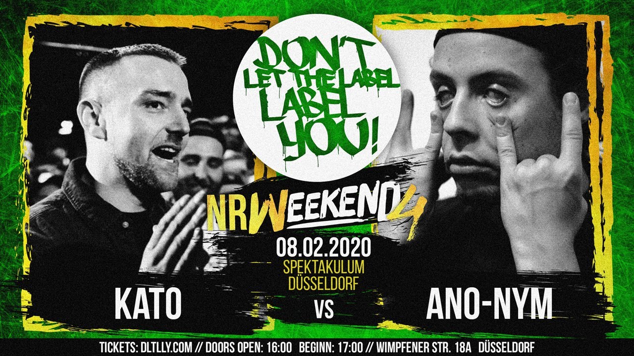 Kato vs Ano-nym // DLTLLY RapBattle (NRWeekend4 // Düsseldorf) // 2020 ...