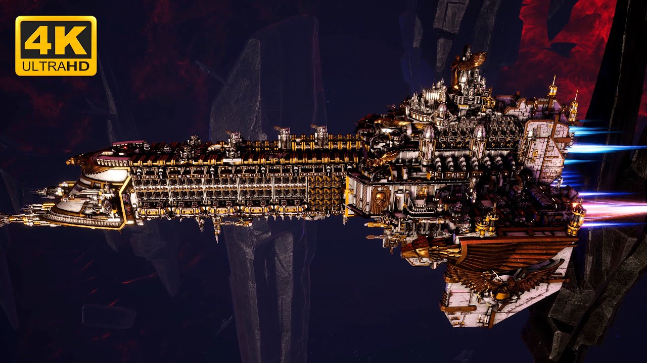Imperial Navy vs Tau Merchant Fleet - Skalgrim Mod - 4K Quality ...