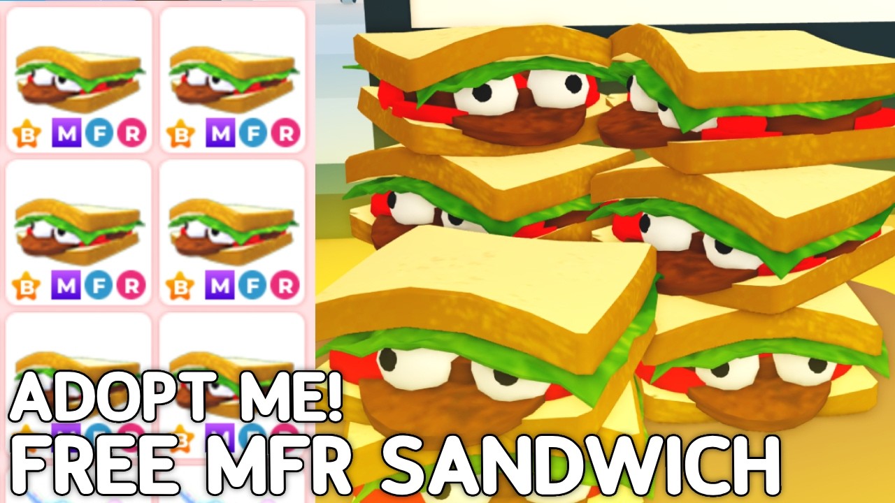 How To Get MFR SANDWICH For Free In Adopt Me! - YouTube