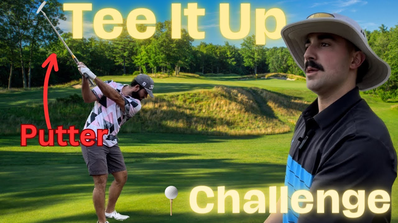 We Had to Tee Up EVERY SHOT! Insane Clutch?? - YouTube