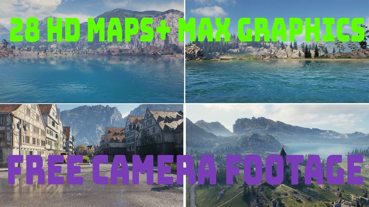 World Of Tanks ALL HD MAPS Free Camera Footage - YouTube
