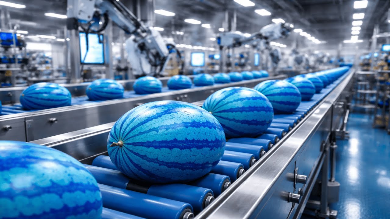 How Blue Watermelons Are Produced: Inside a Futuristic Food Innovation ...