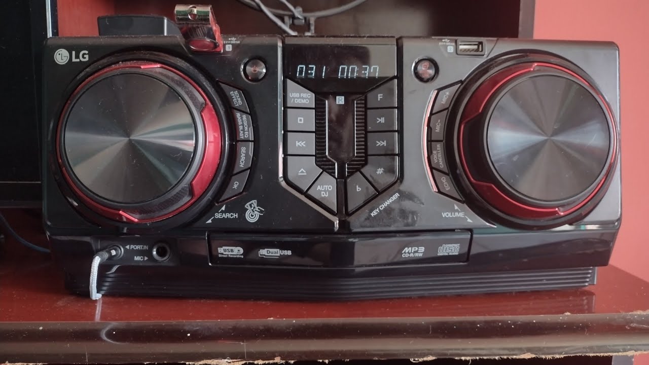 Como configurar o grave do Mini System da Marca LG XBOOM Potência de ...