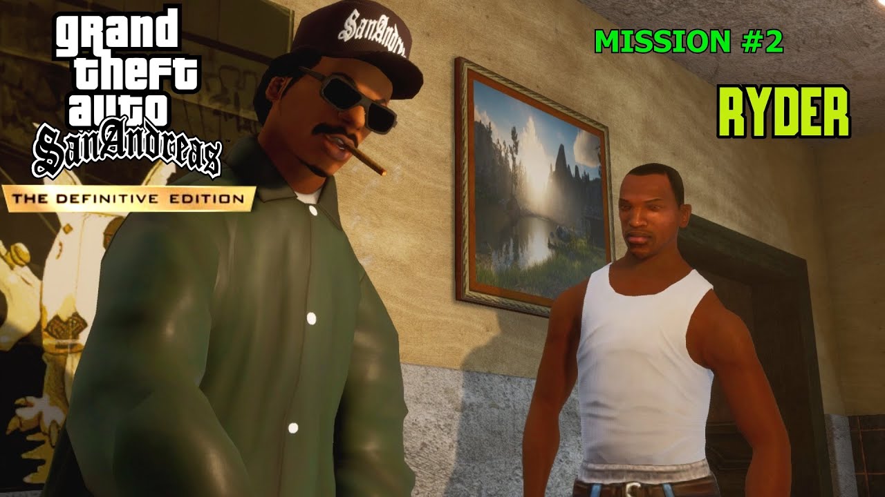 GTA San Andreas: Definitive Edition - Mission #2 - Ryder - YouTube