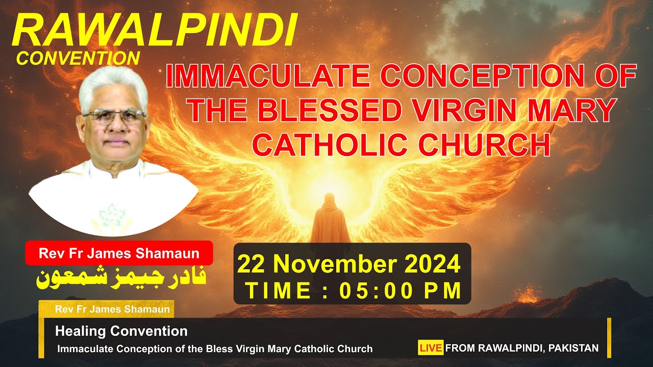 🔴Immaculate Conception Catholic Church || Rawalpindi || Nov 2024 ...