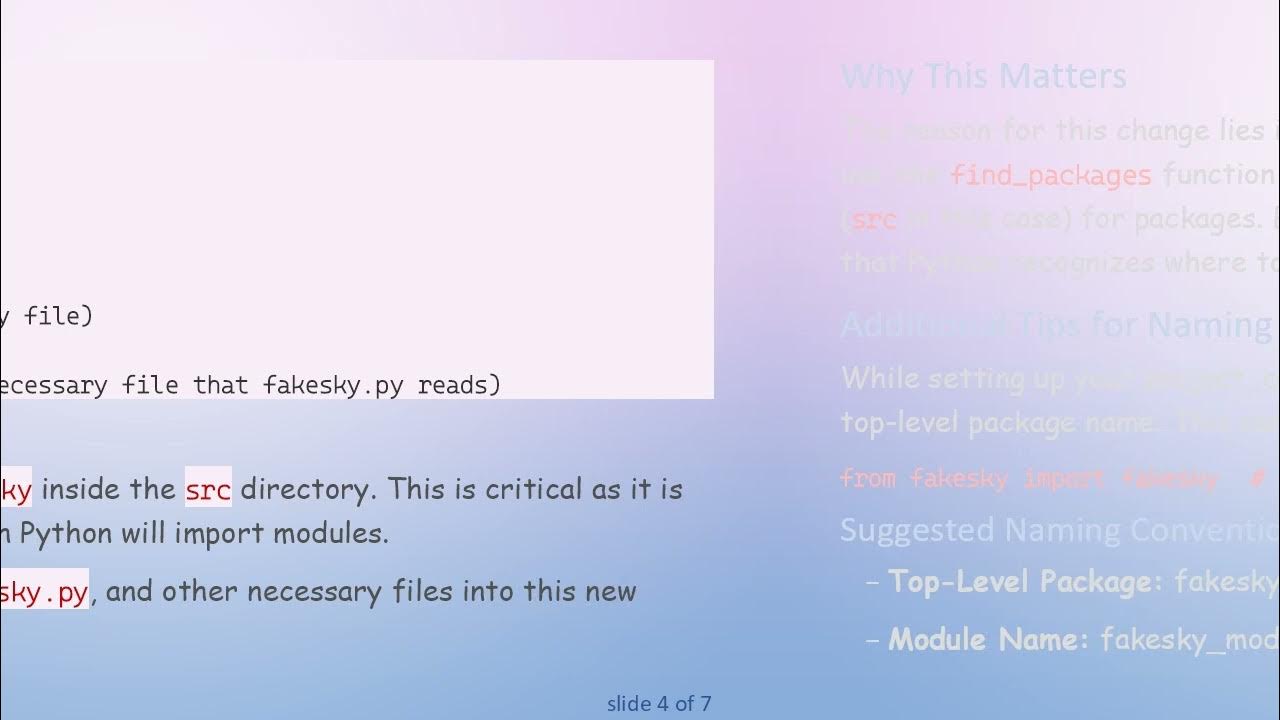 Resolving ModuleNotFoundError When Importing a New PyPi Module - YouTube