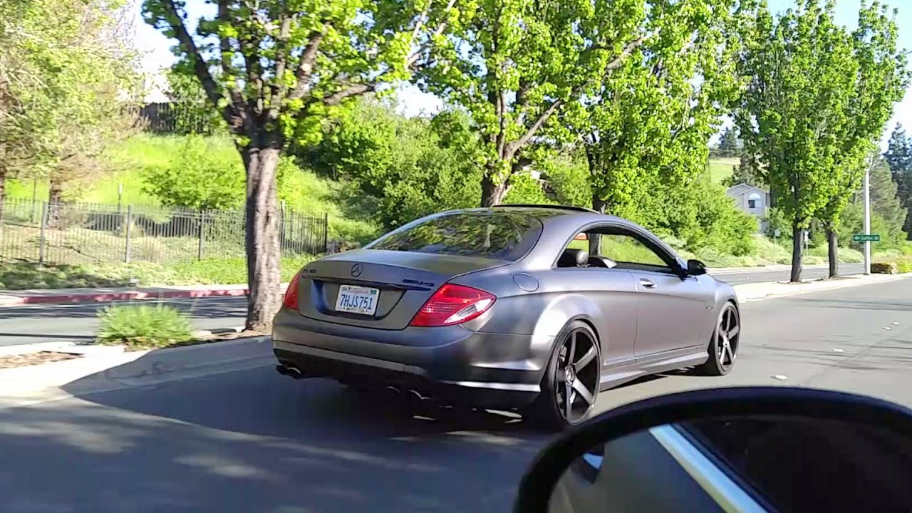 CL63 AMG Car Wrap & Ripping Up The Streets!! - YouTube