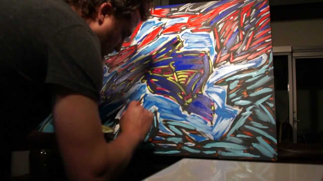 Meteor - Original Art by Dan Sharp - YouTube