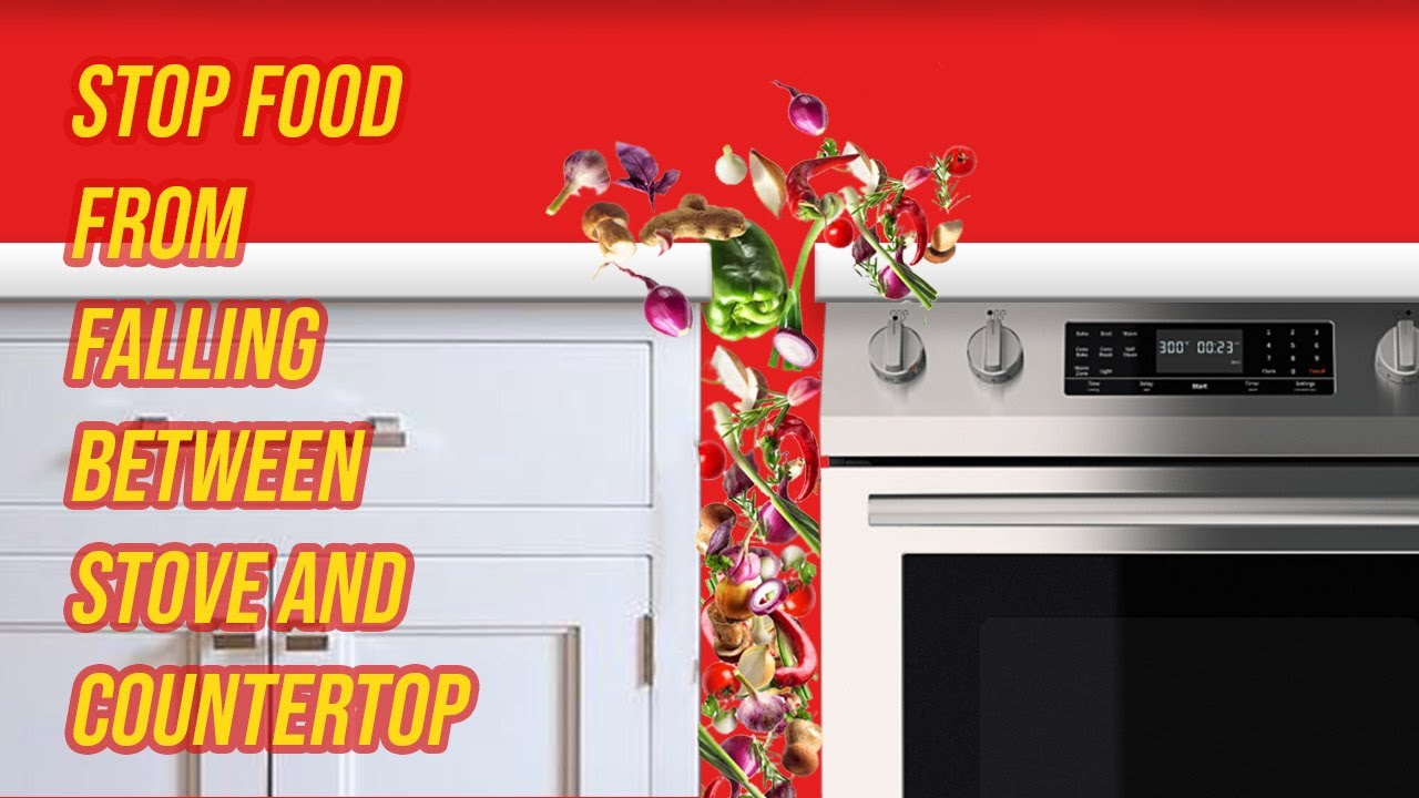 How to Stop Food and Grease From Falling Down Your Countertop & Stove ...