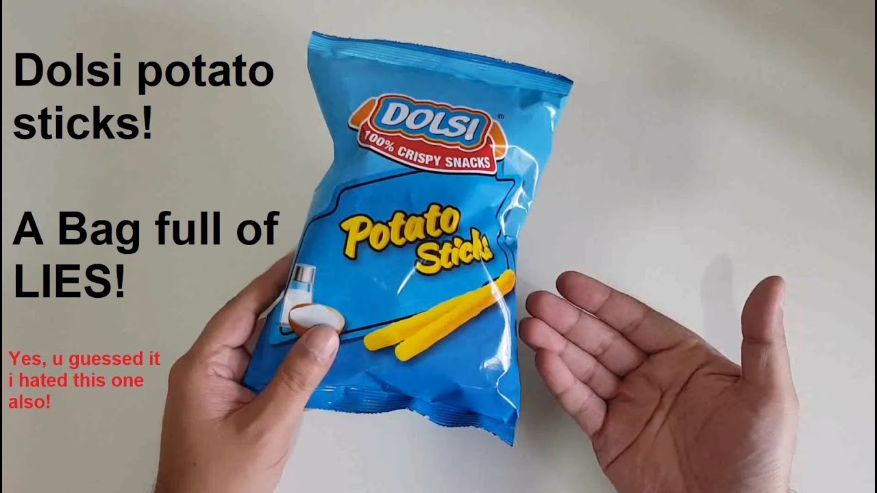 Dolsi Potato Sticks, another bad chips review. - YouTube