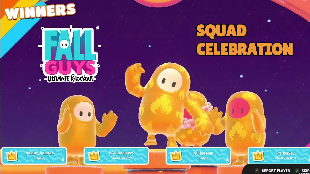 Fall Guys Squad Celebration Gameplay. - YouTube