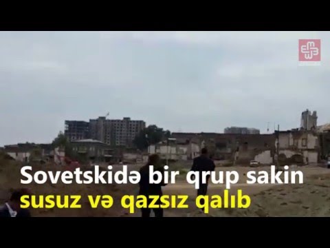 Evlərin çıxmadığı üçün Sovetski sakinlərinin suyu və qazı kəsilir