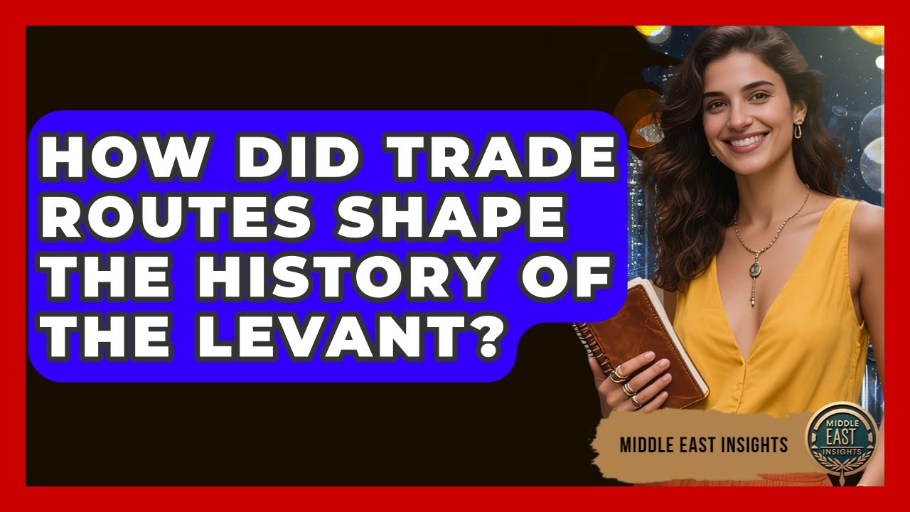 How Did Trade Routes Shape the History of the Levant? - Middle East ...