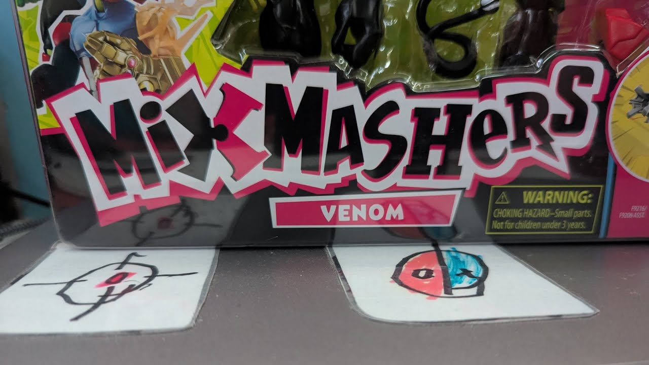 Marvel mixmashers deluxe venom figure review - YouTube