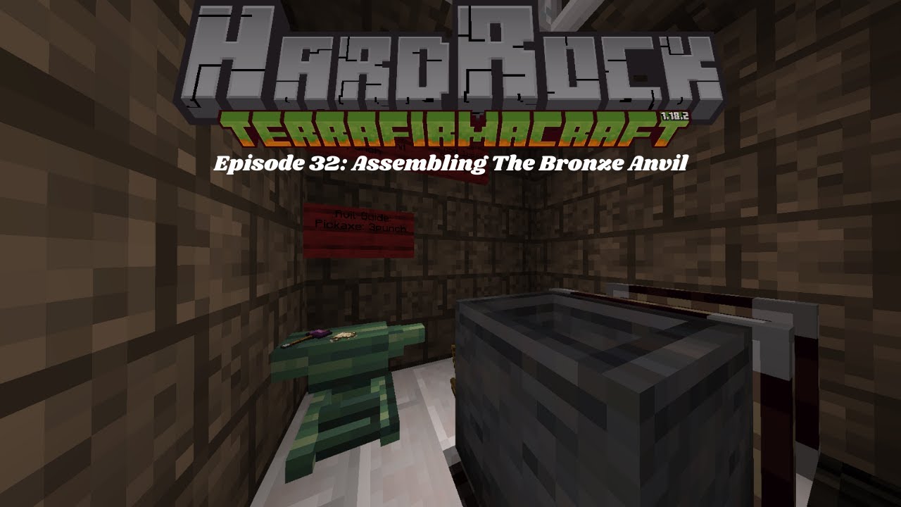 Assembling a Mighty Bronze Anvil | Minecraft HardRock TerraFirmaCraft ...