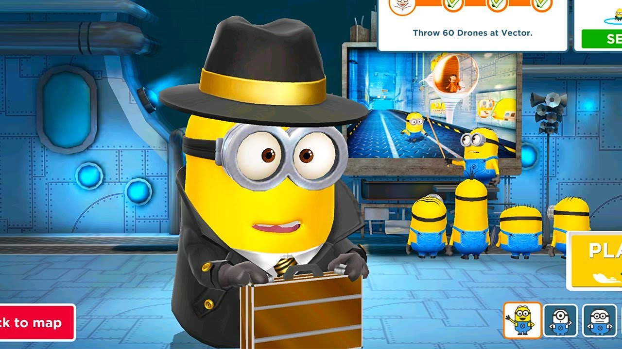 Spy Minion Vs The Vector ! Old Despicable me minion rush gameplay - YouTube