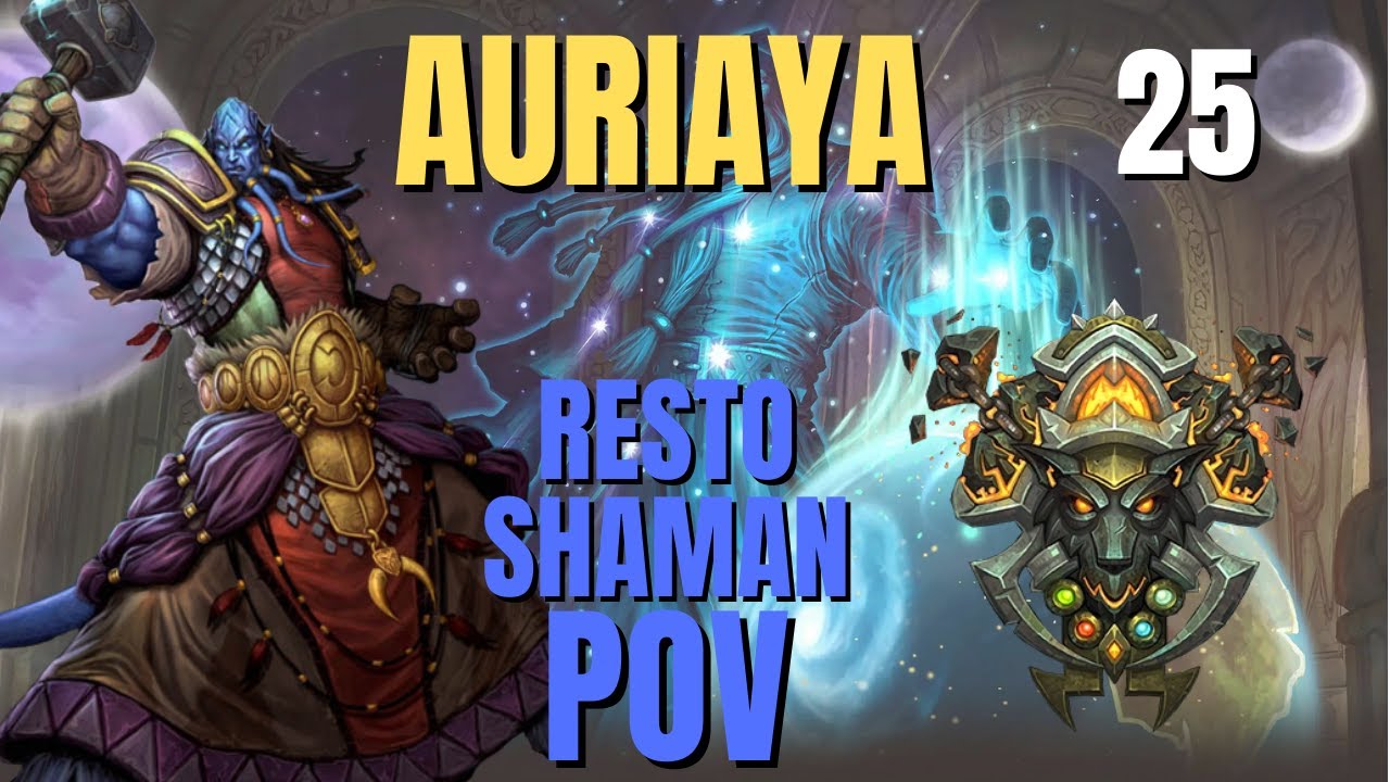 WoW WotLK Classic Ulduar 25 Auriaya Resto Shaman POV - YouTube