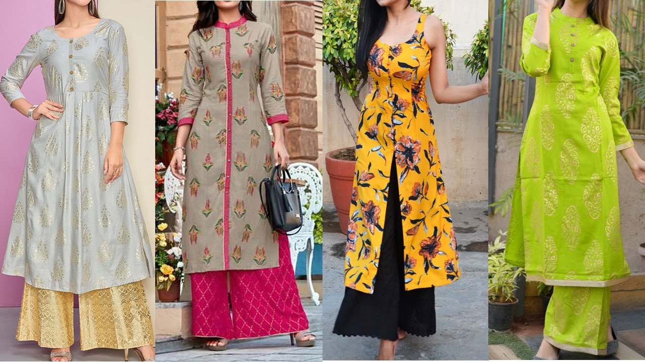 Latest Palazzo Suit Designs Long Kurti With Palazzo Designs Palazzo ...