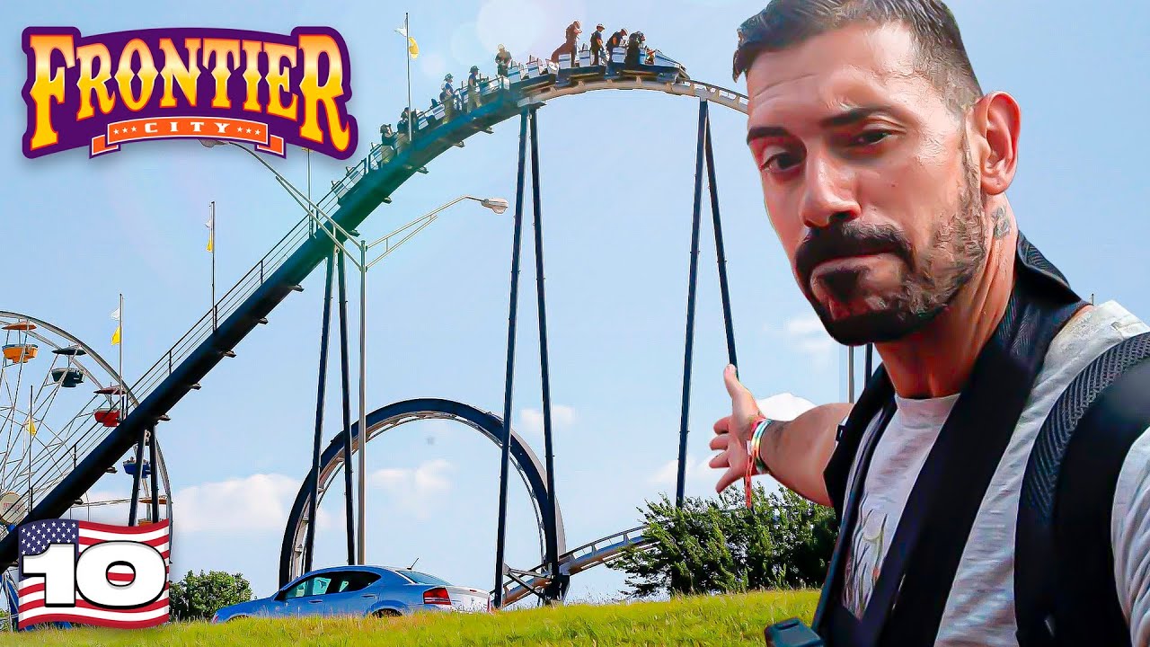 SIX FLAGS FRONTIER CITY 🇺🇸 El MEJOR PARQUE de OKLAHOMA - YouTube