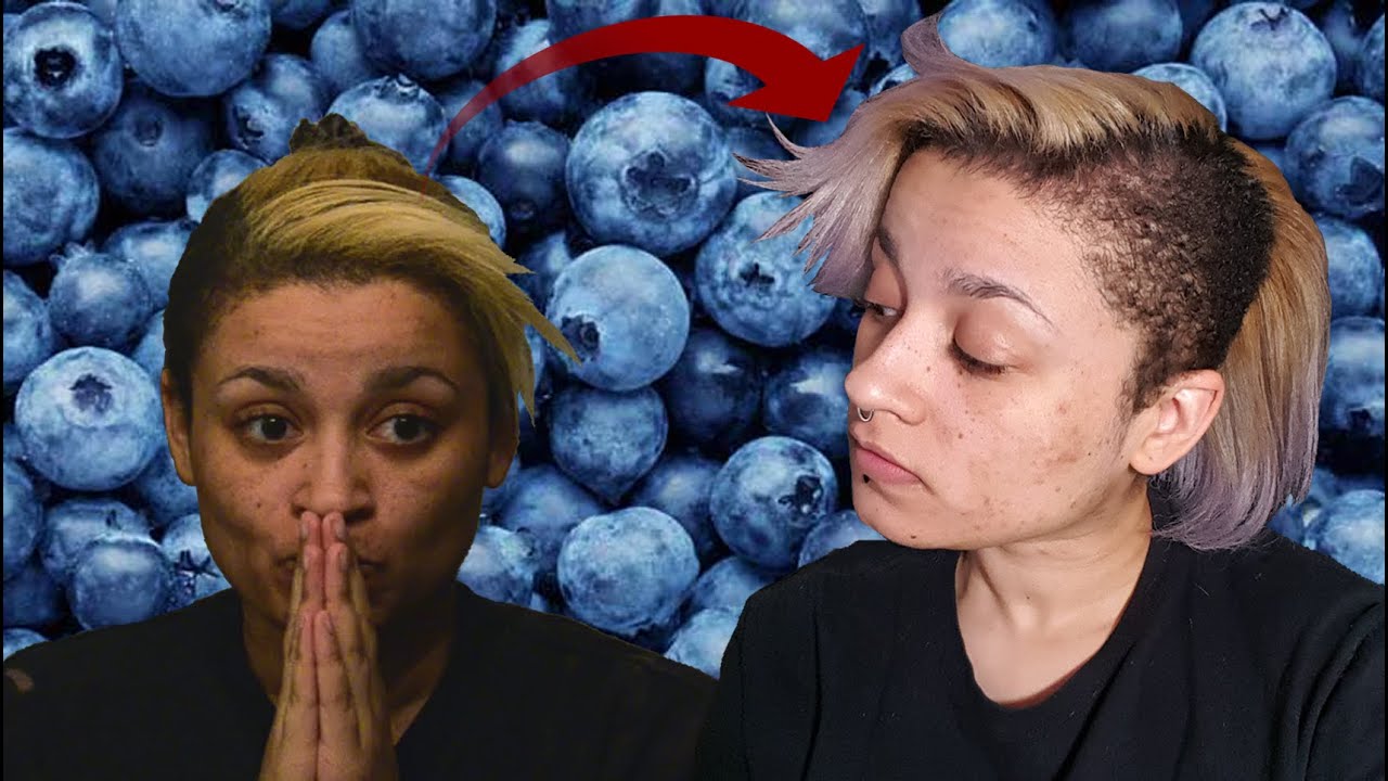 Dyeing my hair with blueberries | STORYTIME - Adventures in hair ...