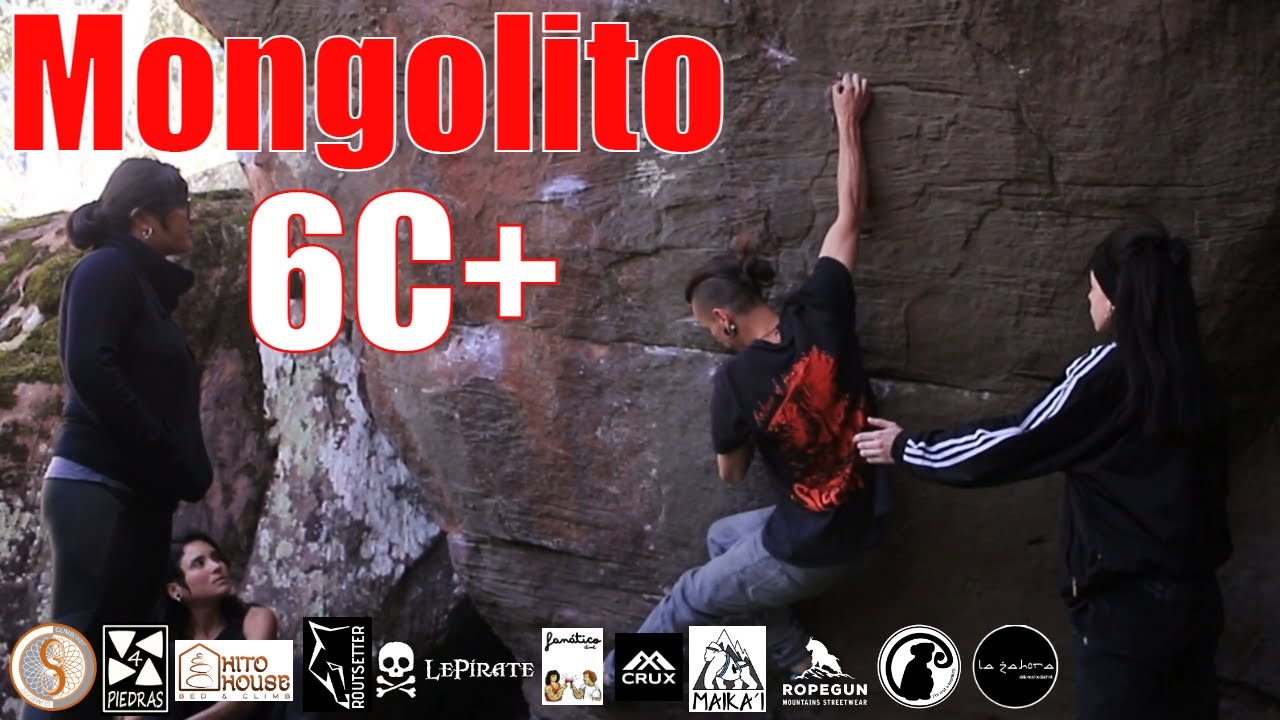 Mongolito 6C+ | Albarracín Boulder | Sector Tierra Media - YouTube