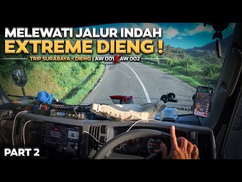 #DriverElfVlog Melewati Jalur Indah & Extreme Dieng ‼️ Trip Aw001 & Aw002 Surabaya - Dieng Part2.