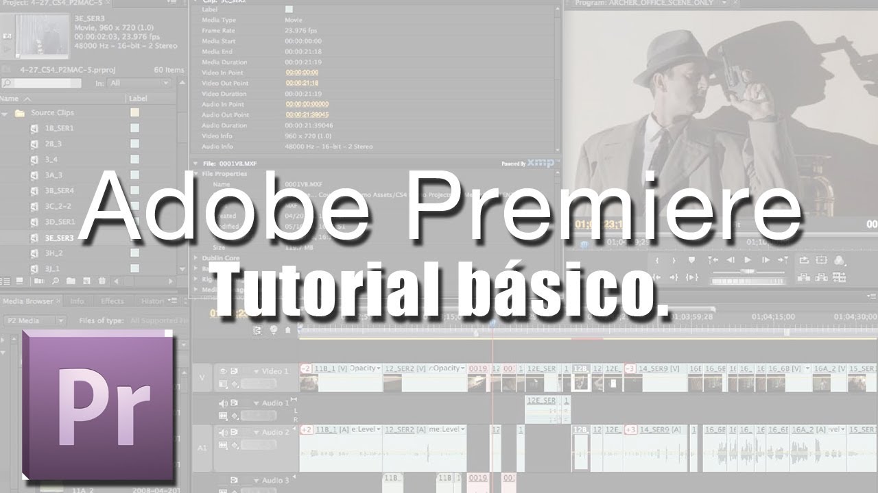 Tutorial básico Adobe Premiere - YouTube