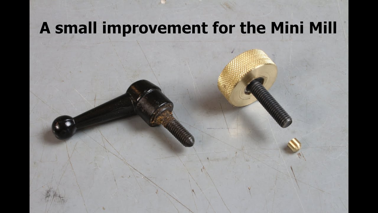 A small improvement for the mini mill - YouTube