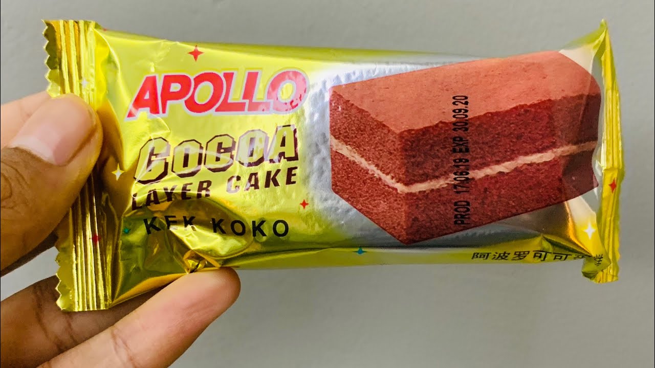 Apollo Cocoa Layer Cake | Snacks in Malaysia - YouTube