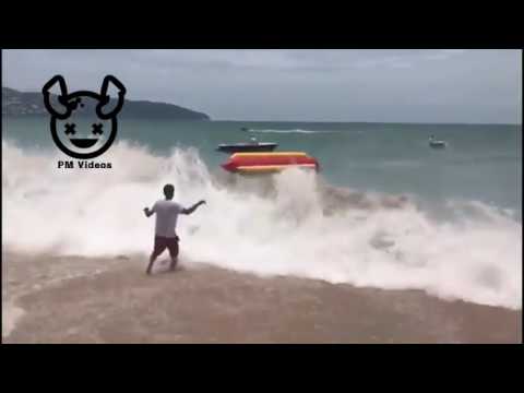 Cuando el MAR esta de MALAS, hasta sin CALZONES te deja… 😂😂