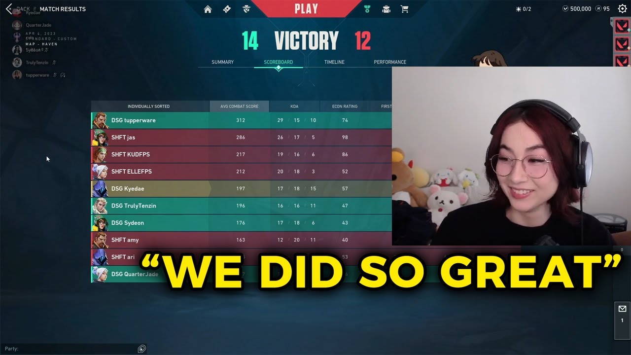 KYEDAE Talks about Her First PRO MATCH EXPERIENCE | VALORANT - YouTube