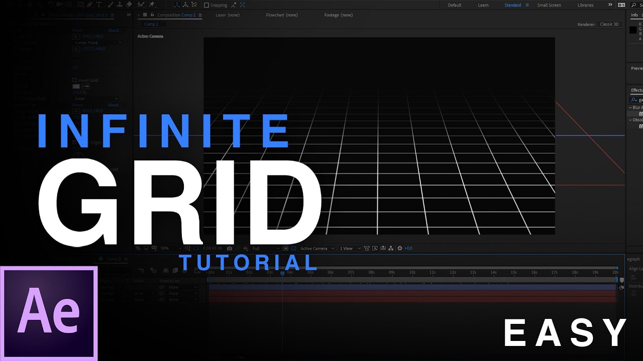 Create A 3D GRID In AFTER EFFECTS Free Tutorial YouTube create-a-3d-grid-in-after-effects-free-tutorial-youtube