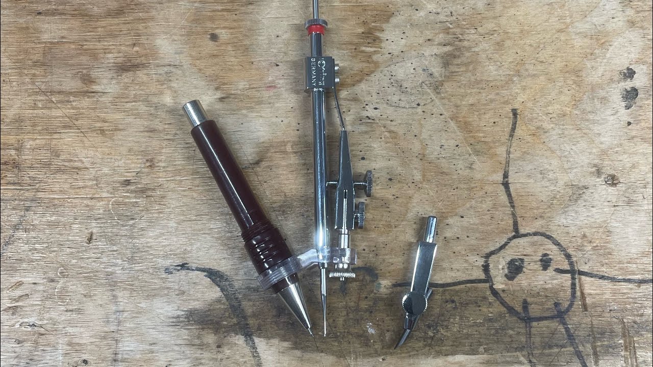 Correct Usage of the Rotring Drop Bow Attachment - YouTube