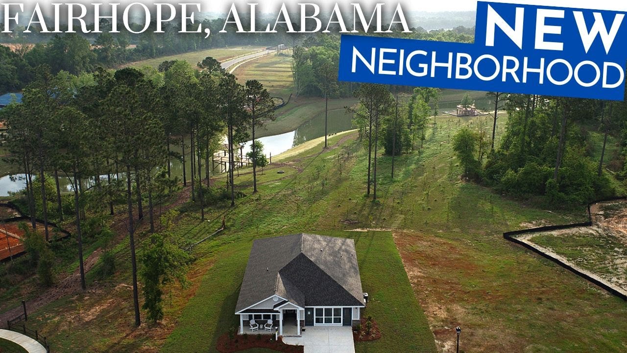 New Community in Fairhope with WOODS AND LAKE Laurelbrooke New Homes ...