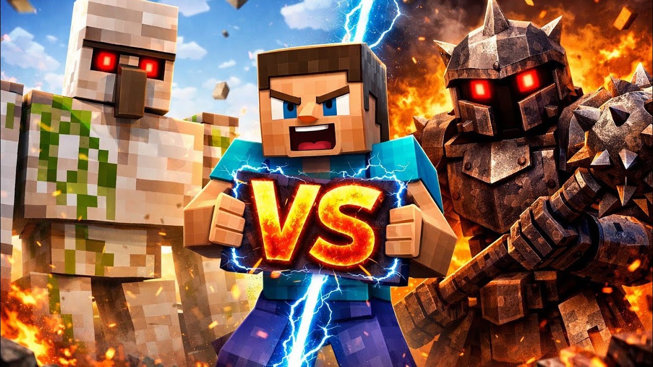 IRON GOLEM VS WROUGHT SENTRY | Ultimate Minecraft Battle - YouTube