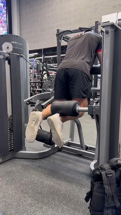 Exercise Tutorial - Standing Hamstring Curl #hamstrings #muscle #musclebuilding #gym #exercise ...