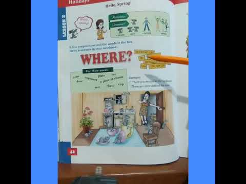 İngilis dili 4cü sinif.Unit 5 Lesson 2.Hello Spring