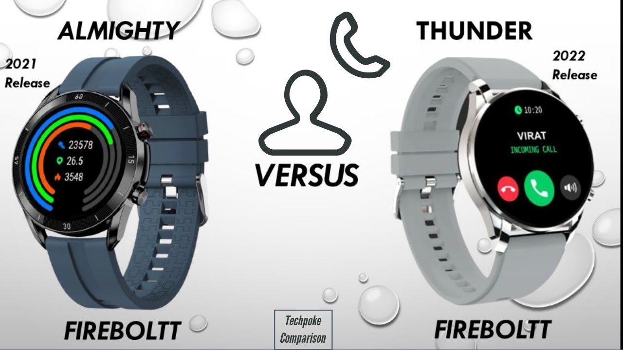 Fireboltt almighty vs Fireboltt thunder | under 5000 amoled display ...