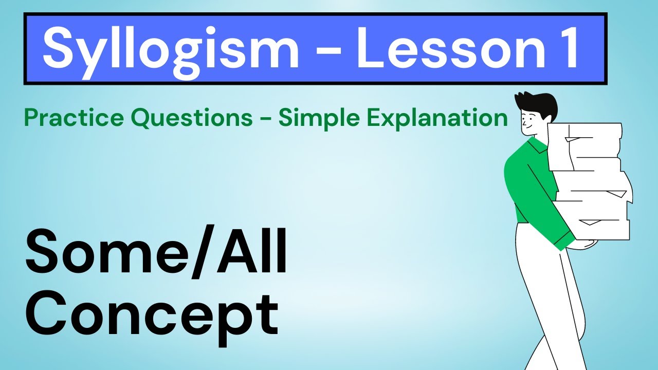 Syllogism - Some/All Concept and Questions | Lesson 1 - YouTube