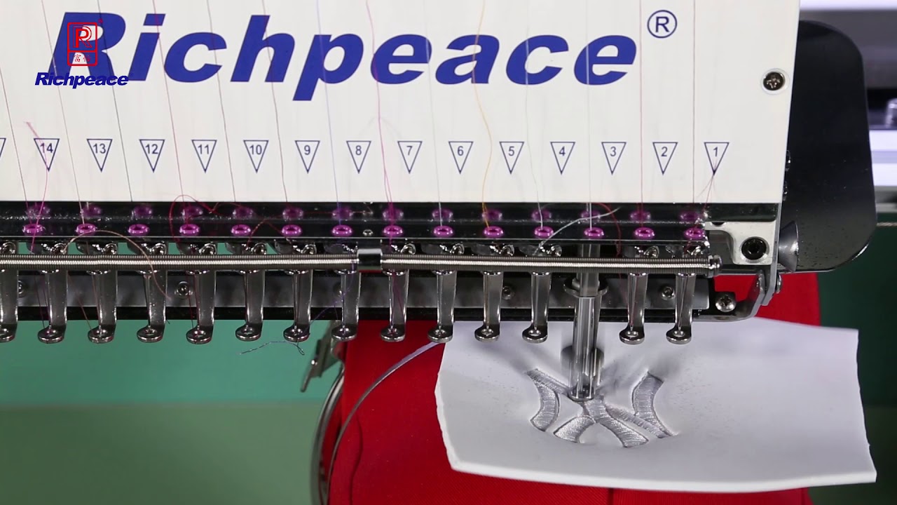 Richpeace Computerized Two Heads 15 needles CapTubular Embroidery ...
