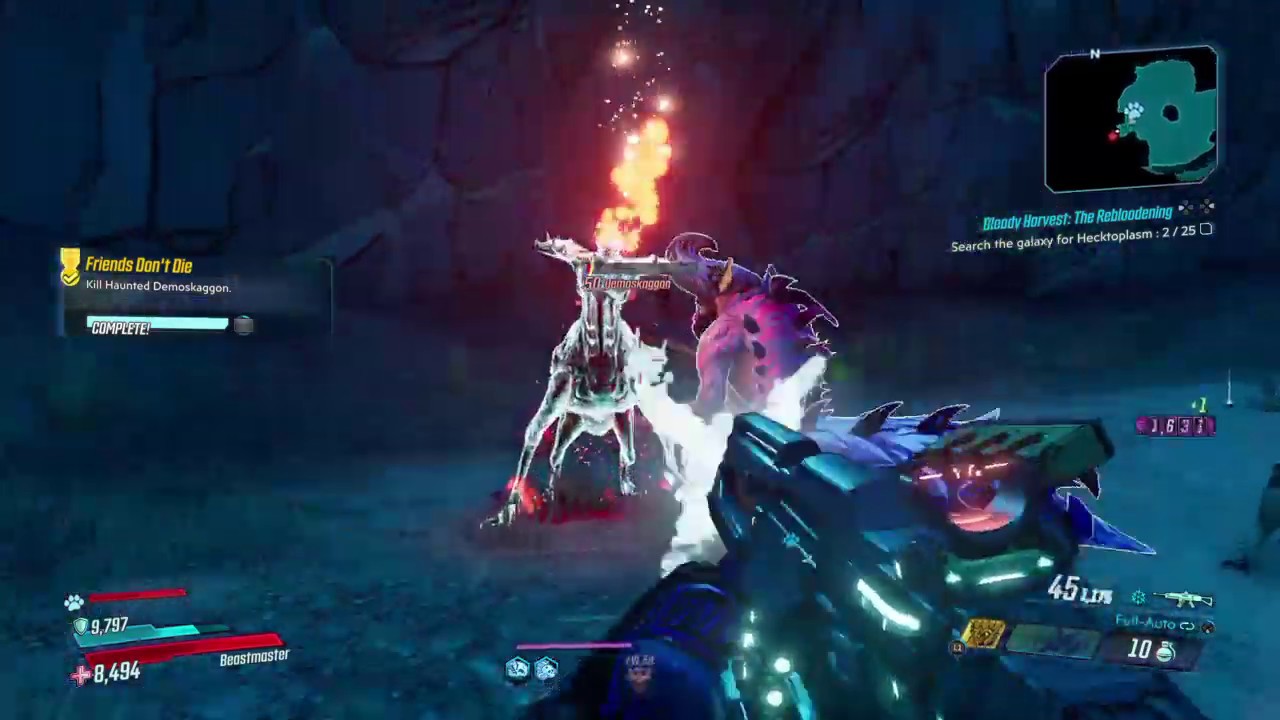 Borderlands 3 - kill haunted demoskaggon bloody harvest event challange ...