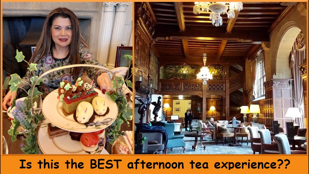 Afternoon Tea at Hanbury Manor Marriott Hotel & Country Club, Ware. A ...