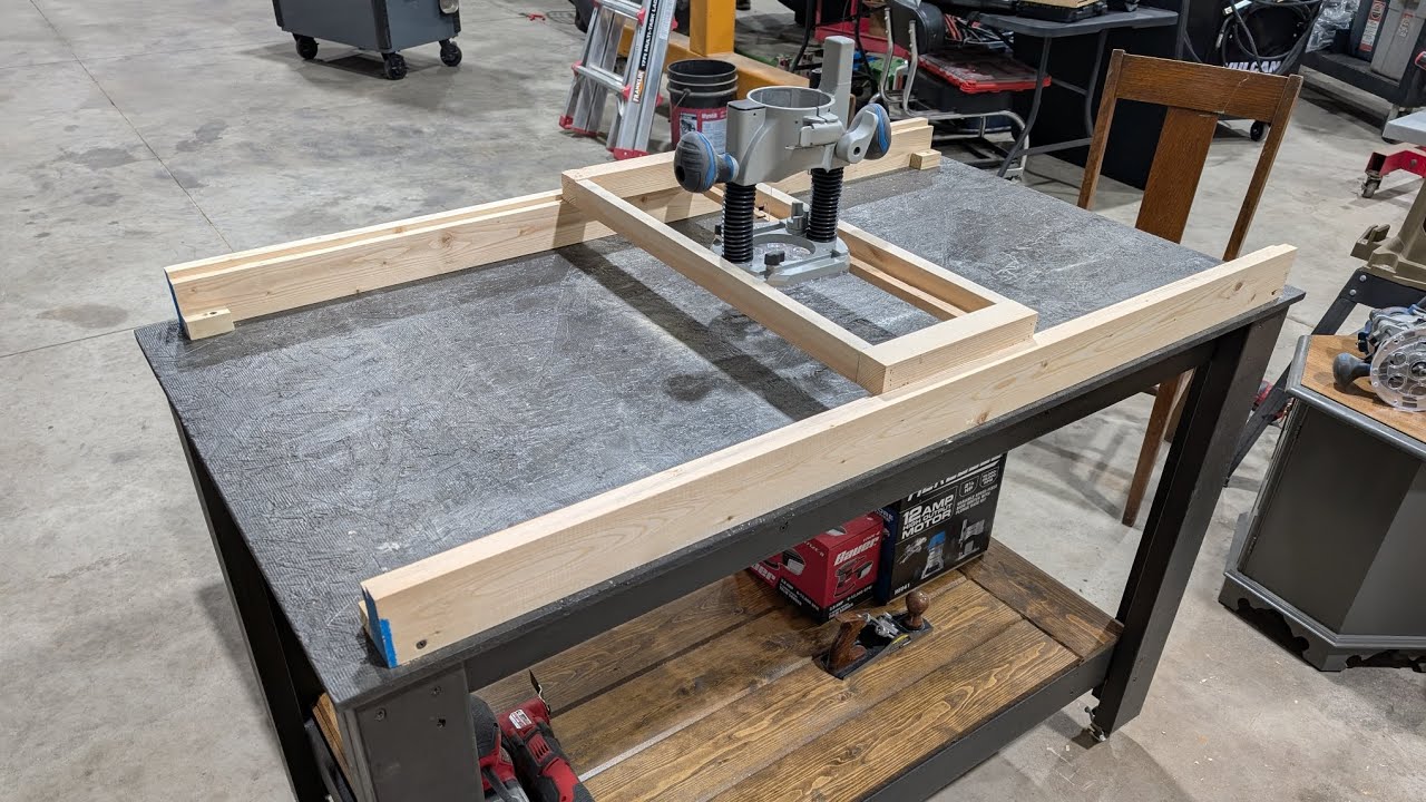 Building a Router Table For Slab Flattening - YouTube