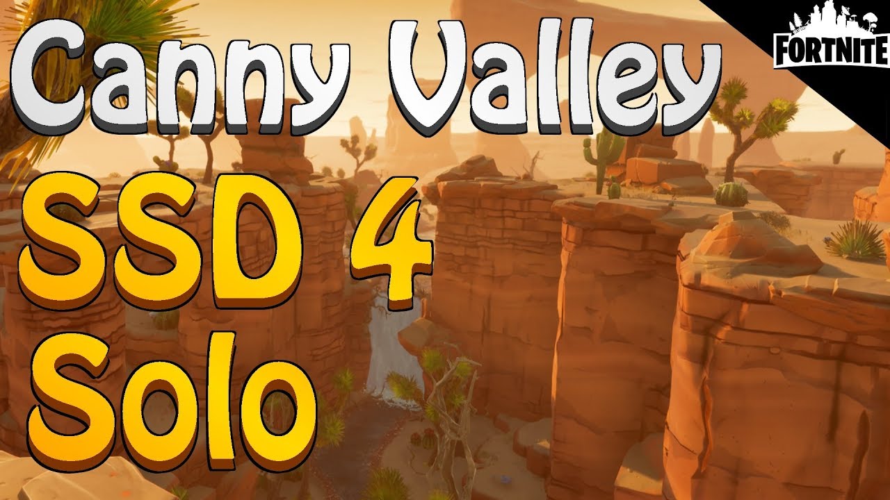 FORTNITE - Canny Valley SSD 4 Solo Without Using Weapons - YouTube