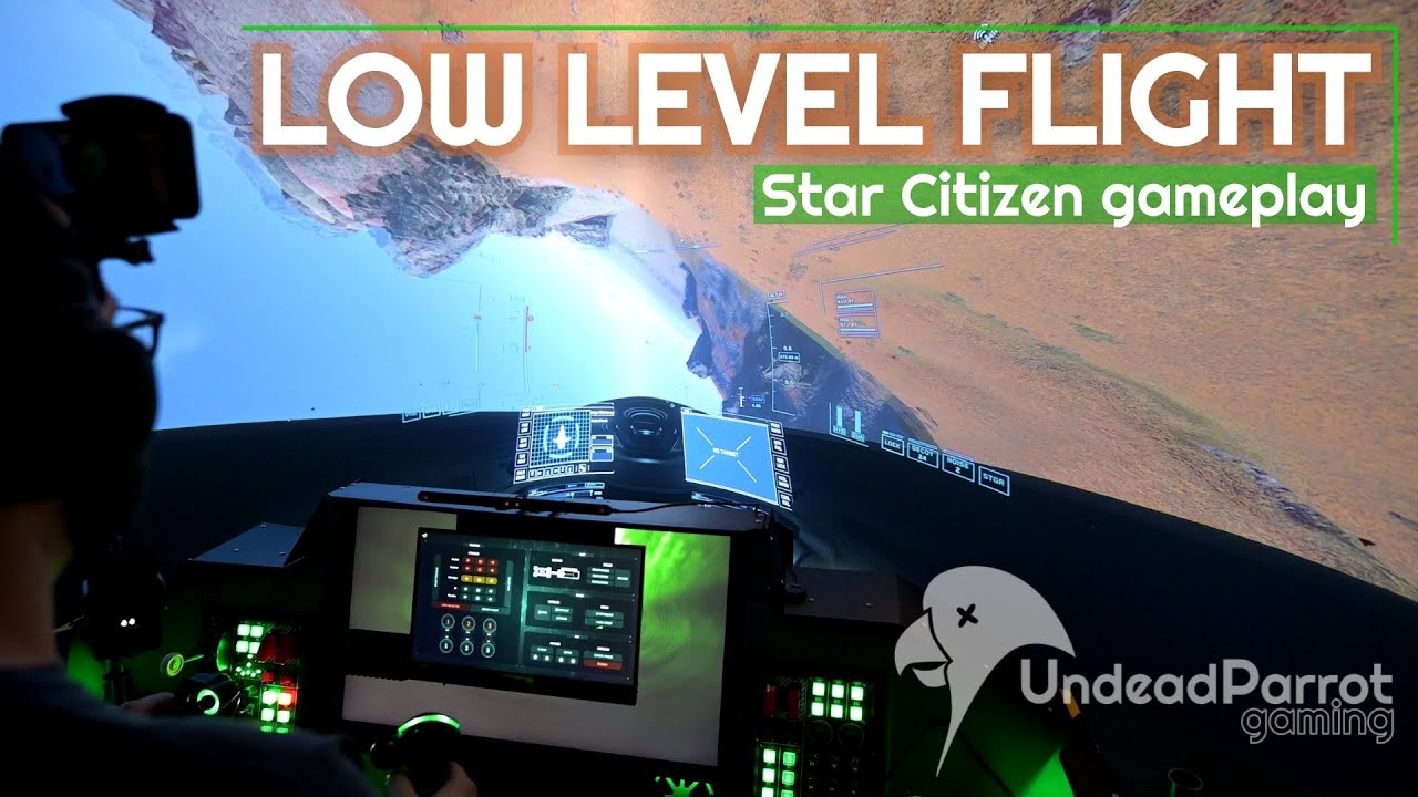 Star Citizen LOW LEVEL FLIGHT with Epic Cockpit - YouTube
