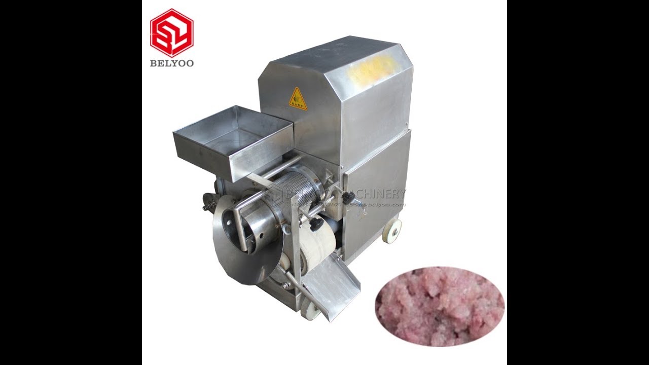 Fully automatic electric fish meat picker from China - YouTube