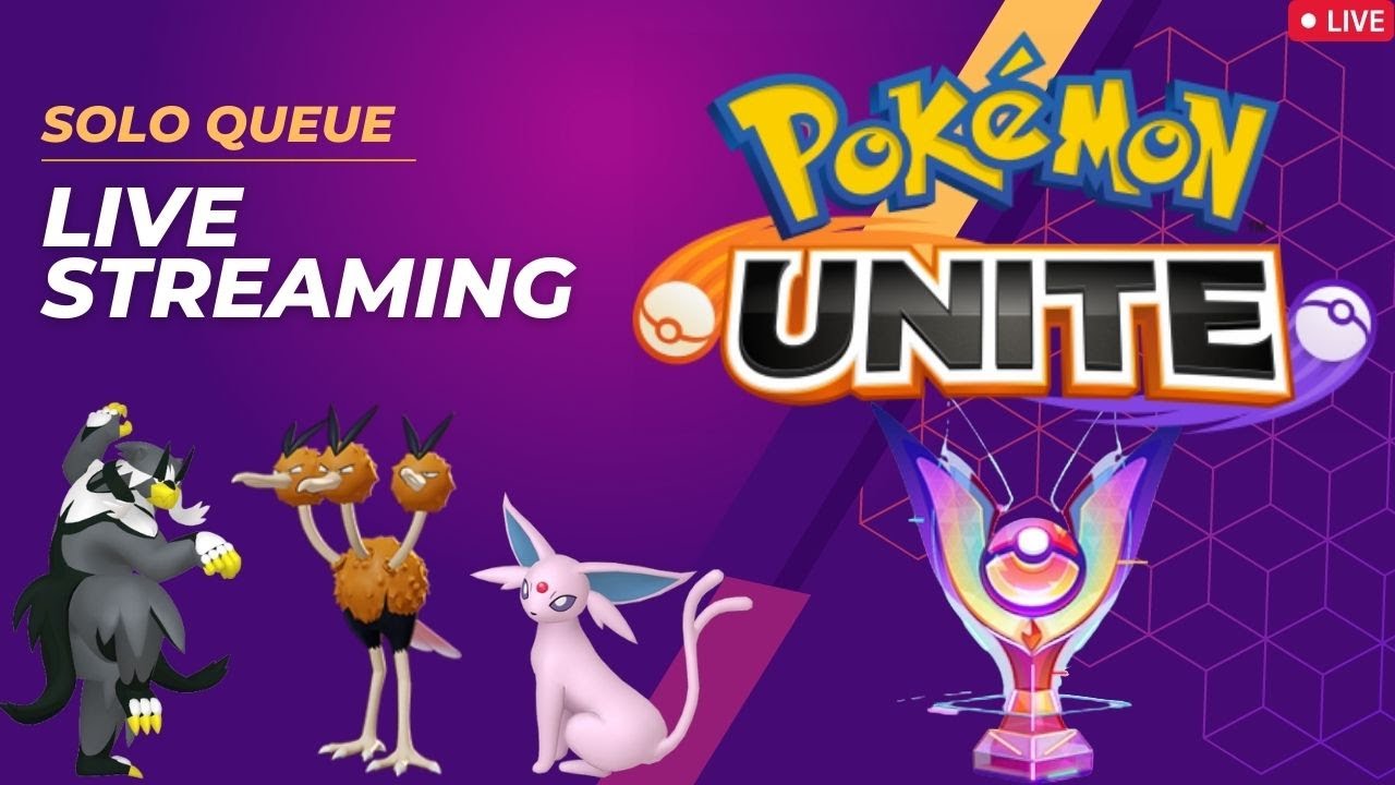 Pokemon Unite Live Stream 5 Stacks Tournament Practice - YouTube