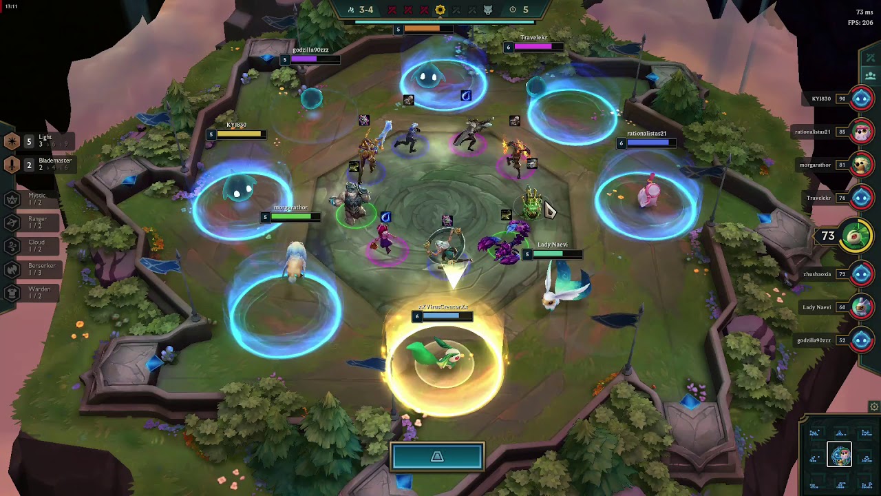 Team Fight Tactics 17 2 2020 1st place(9 light team win with 4 hp ...